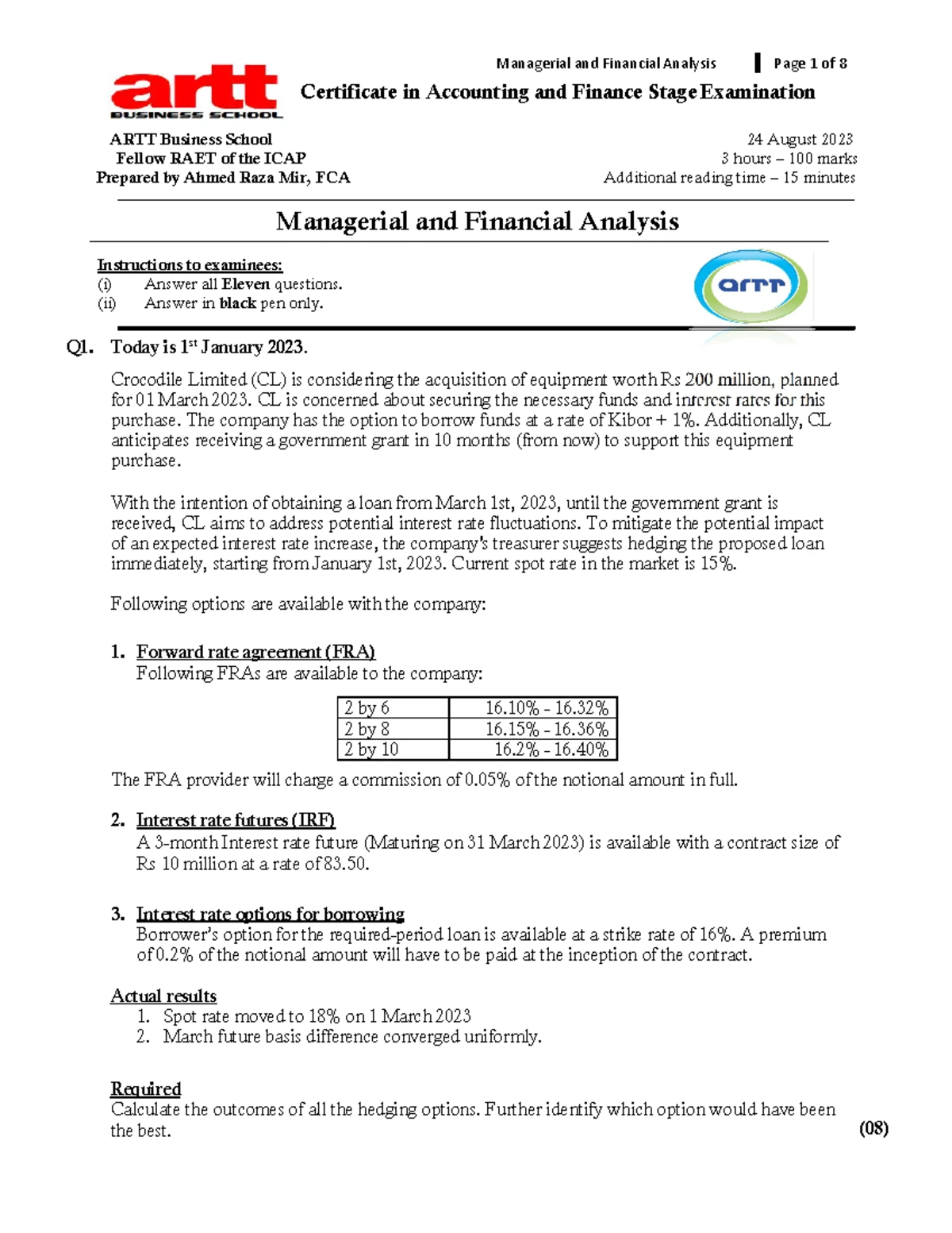 Examination-Schedule 2024-25 - Examination Stage Sessions Commencement ...
