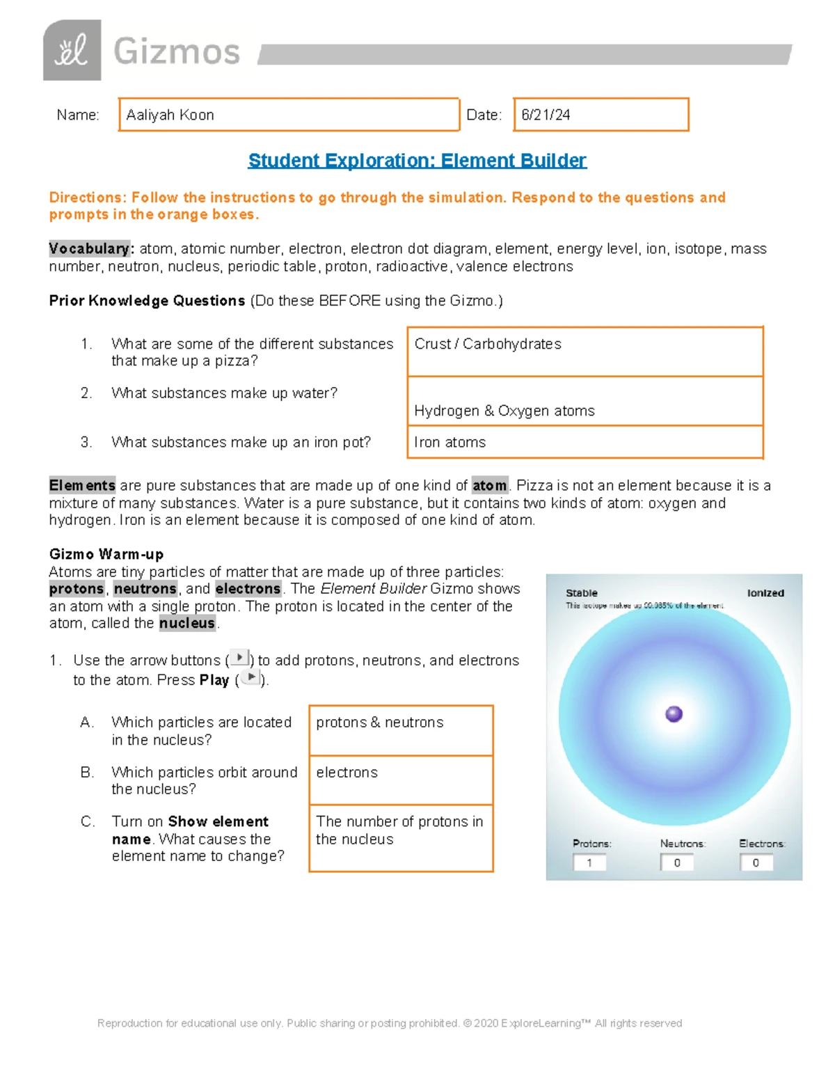 Element Builder SE - Lab Exploration Guide - Studocu