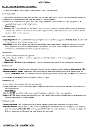 Describe and evaluate different types of LTM - (16 marker) A01 A TYPES ...