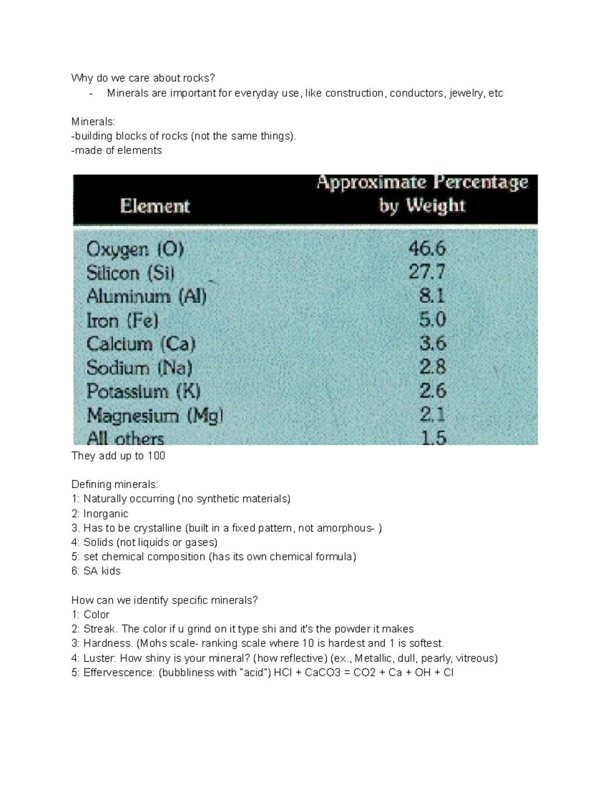 Geology 101: Understanding Minerals & the Rock Cycle Essentials - Studocu