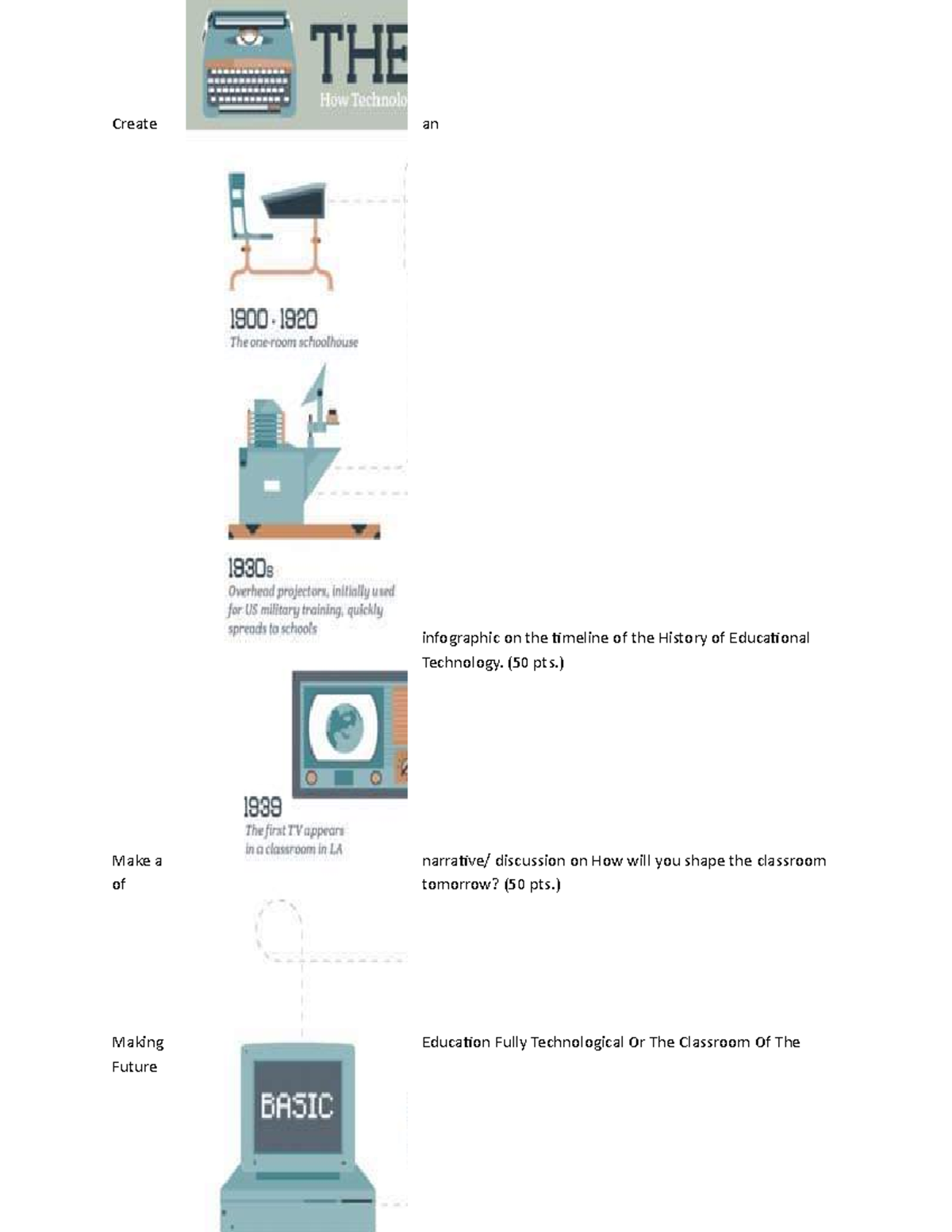 Create gravoso & Bonganciso - Create an infographic on the timeline of ...