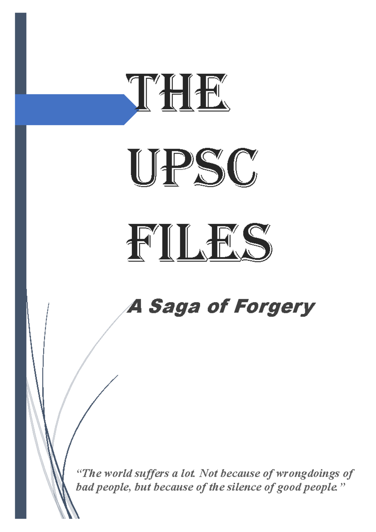 UPSC 240802 Case Study: Analyzing Forgery in Reservation Quotas - Studocu