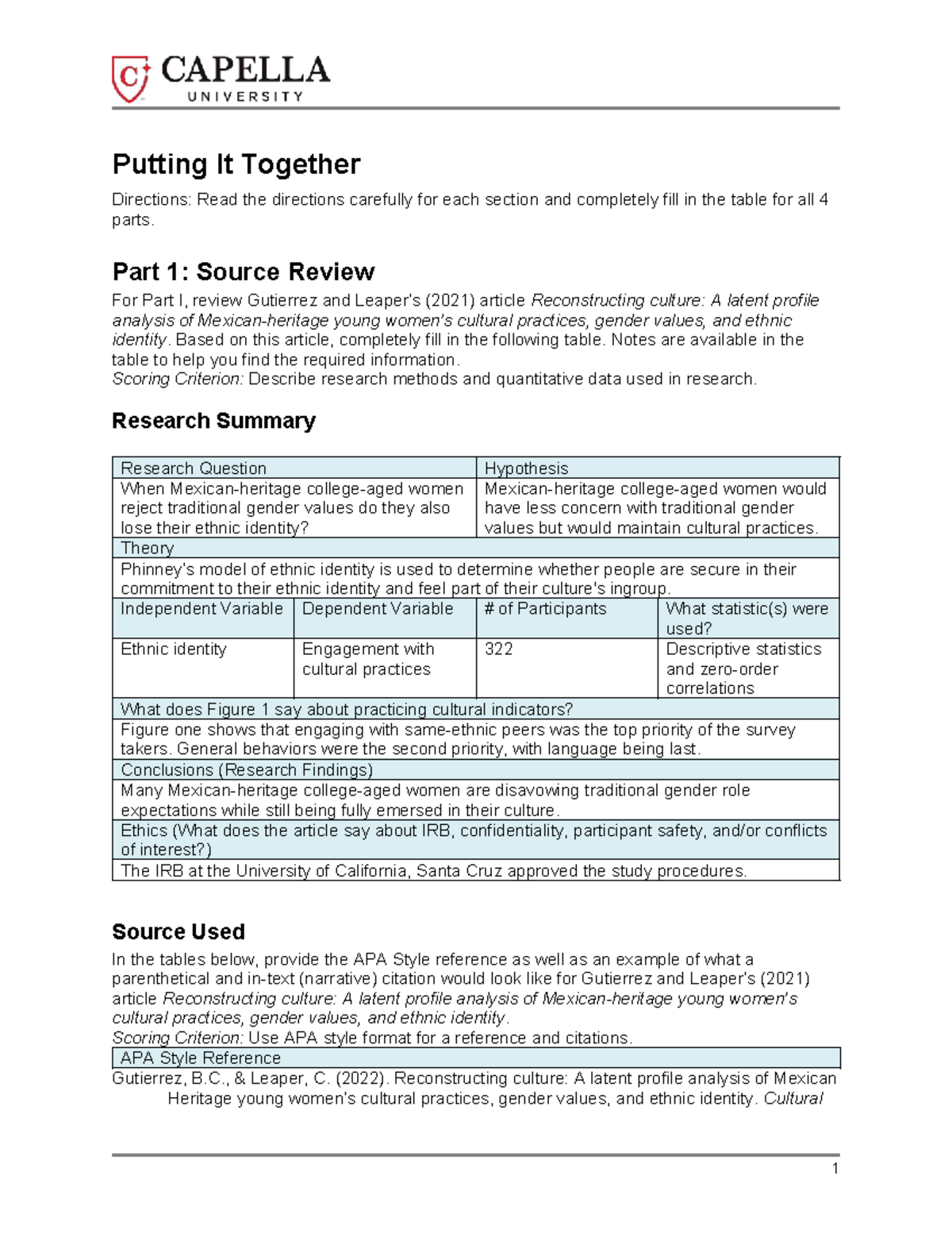 CF FPX2720 Putting It Together: Research Methods & Analysis Worksheet ...