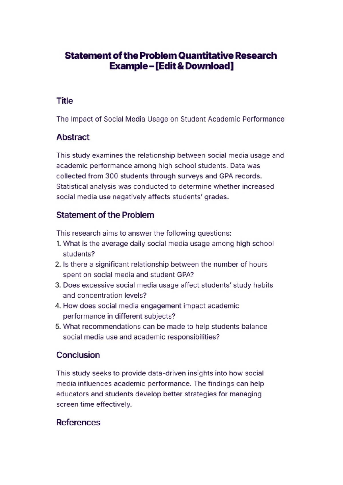 SOC 101: The Impact of Social Media on Student Academic Performance ...