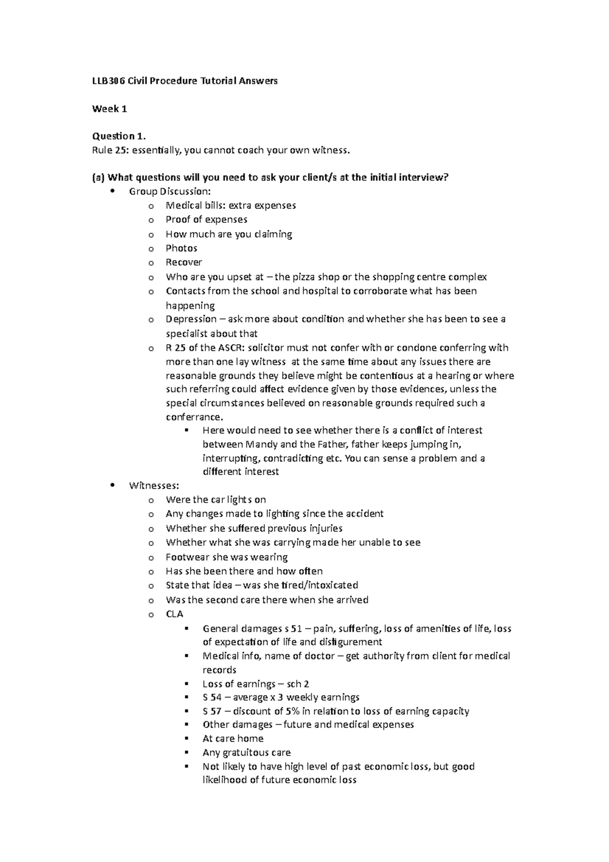 UCPR Form 17: Defence of the First Defendant in Queensland Court - Studocu