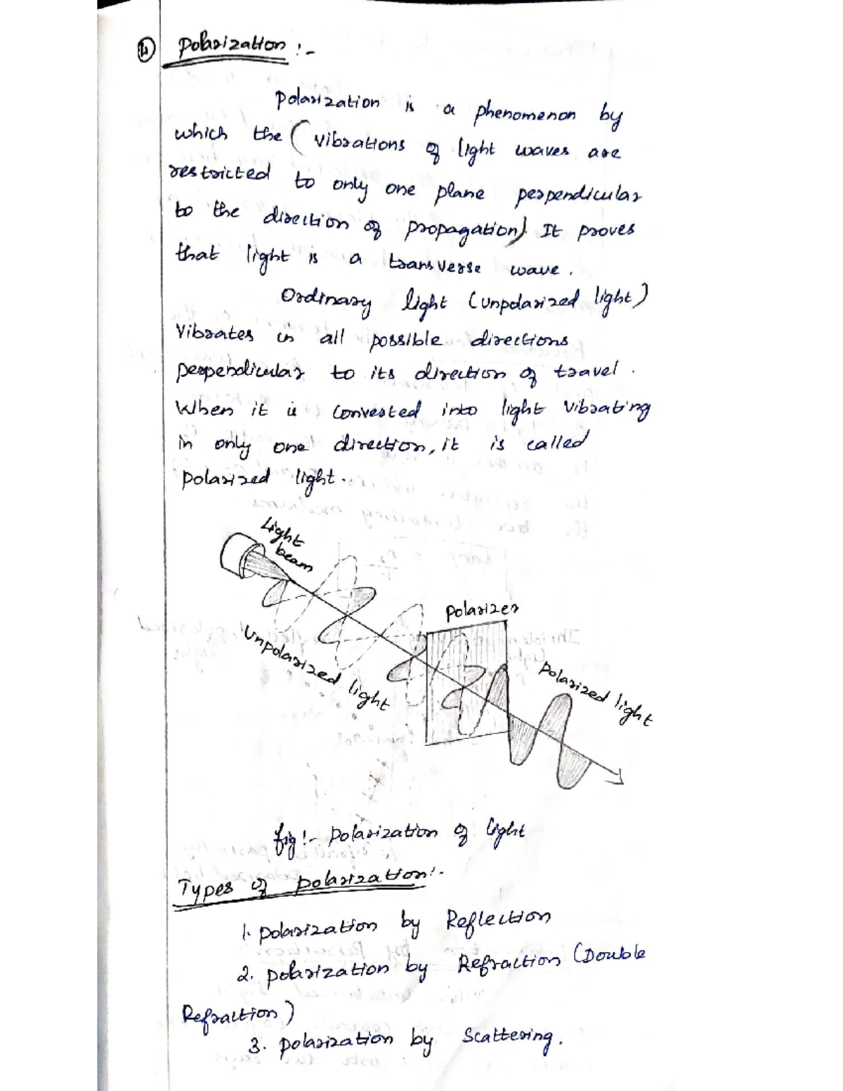 PHYS 101: Polarization and Interference of Light Waves - Studocu