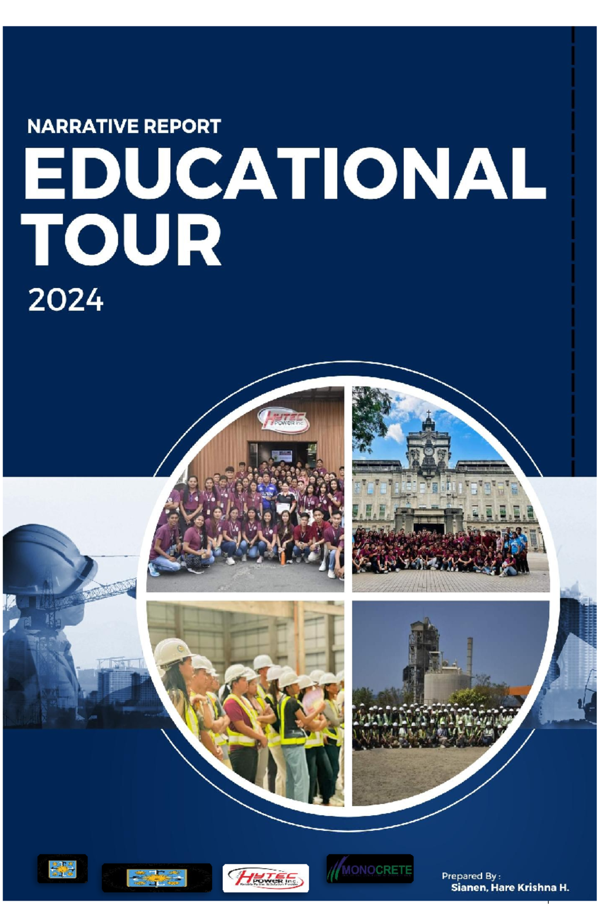 2024-CE-149Z- Engineering Educational Tour Narrative Report - Studocu