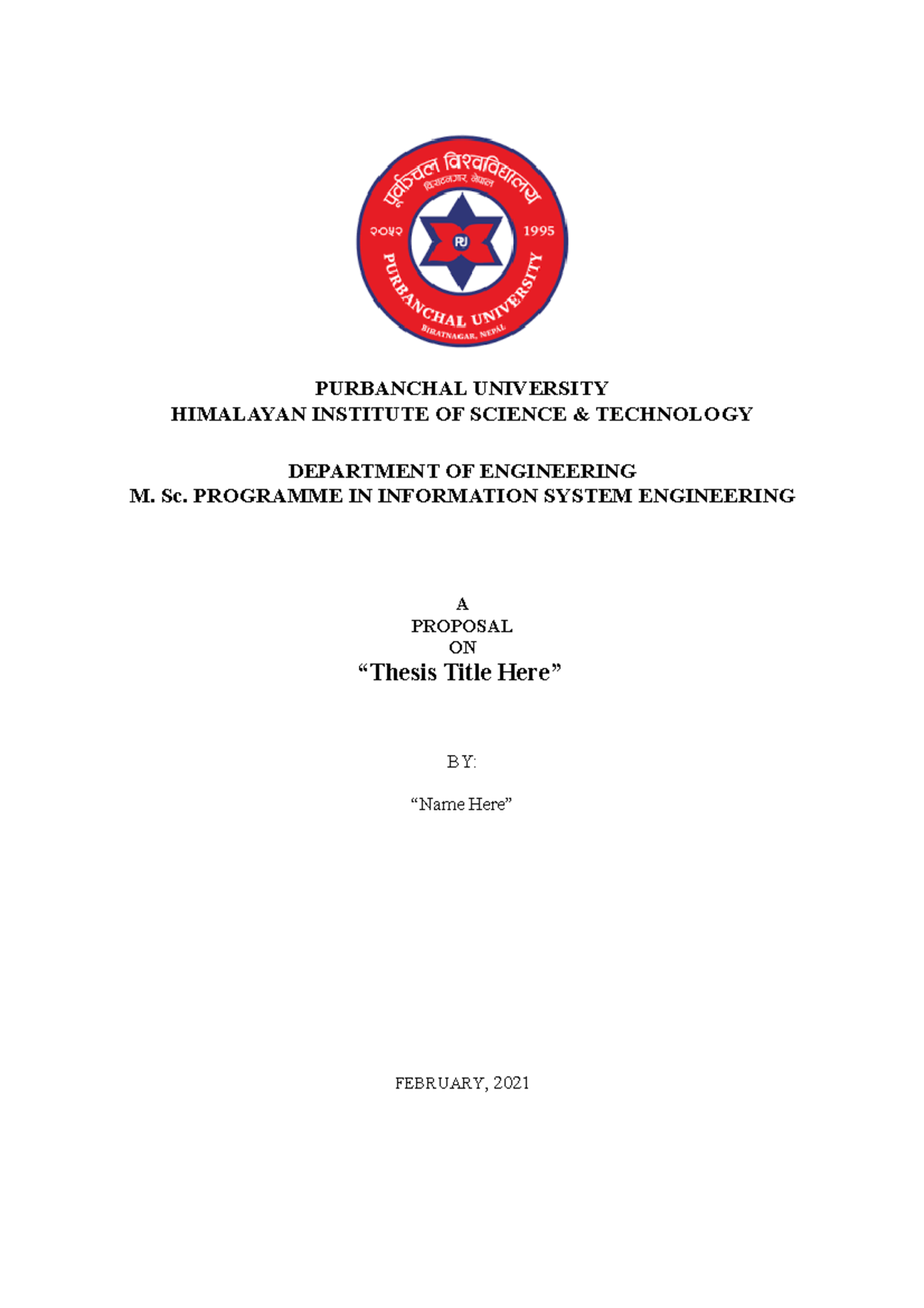 Thesis Proposal on LTE Network Planning for Everest Base Camp Trails ...