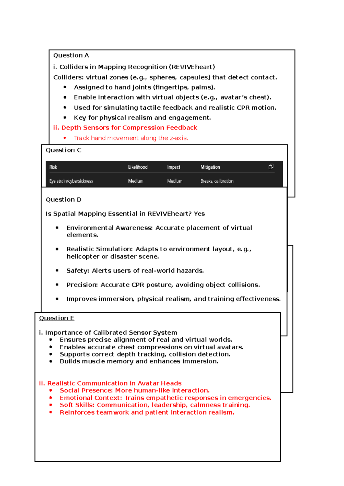 Flashcards for HCI: Understanding Colliders and Depth Sensors in ...