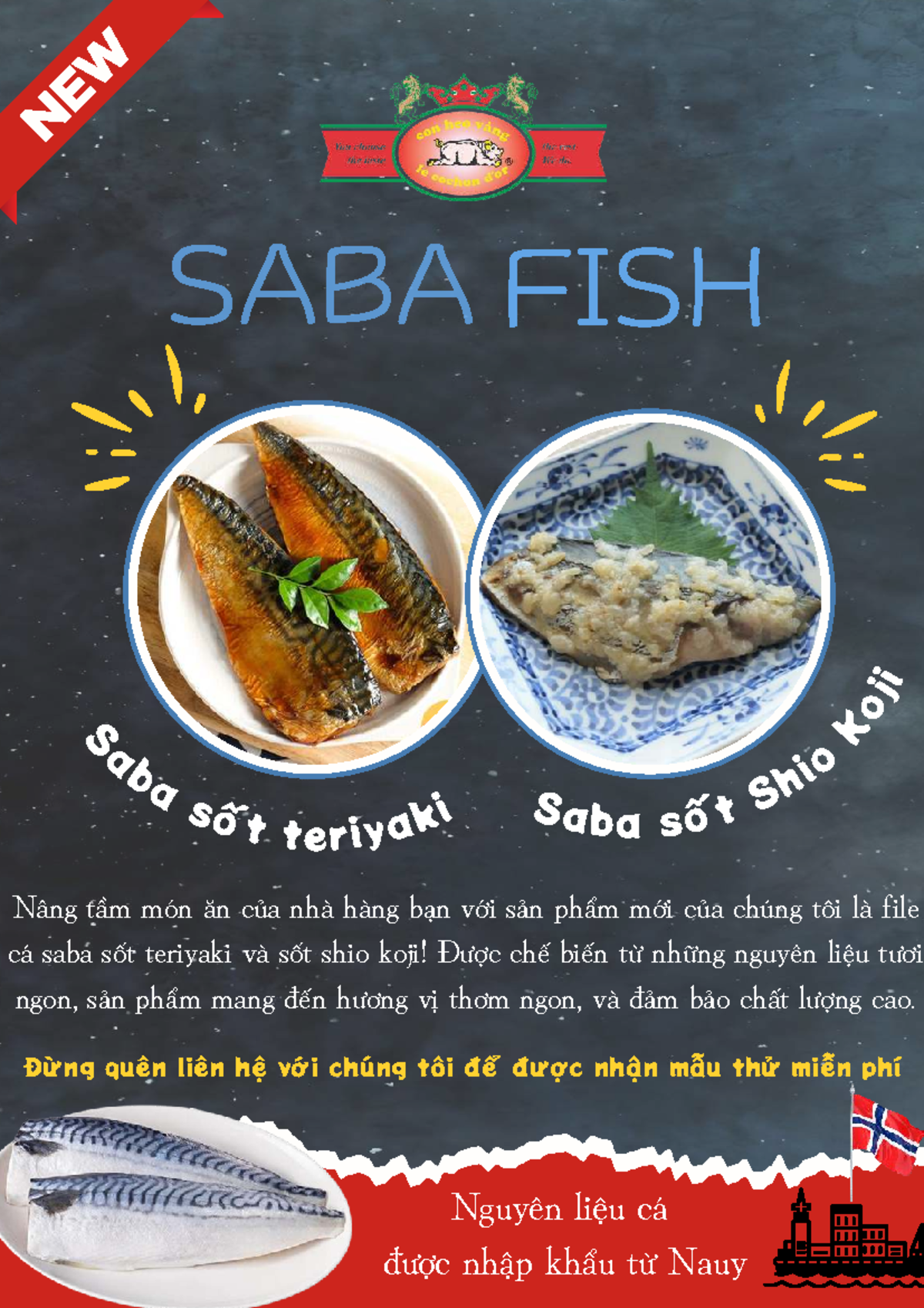 Tờ Rơi Cá Saba Sốt Teriyaki và Shio Koji - Thực Phẩm Nhập Khẩu - Studocu