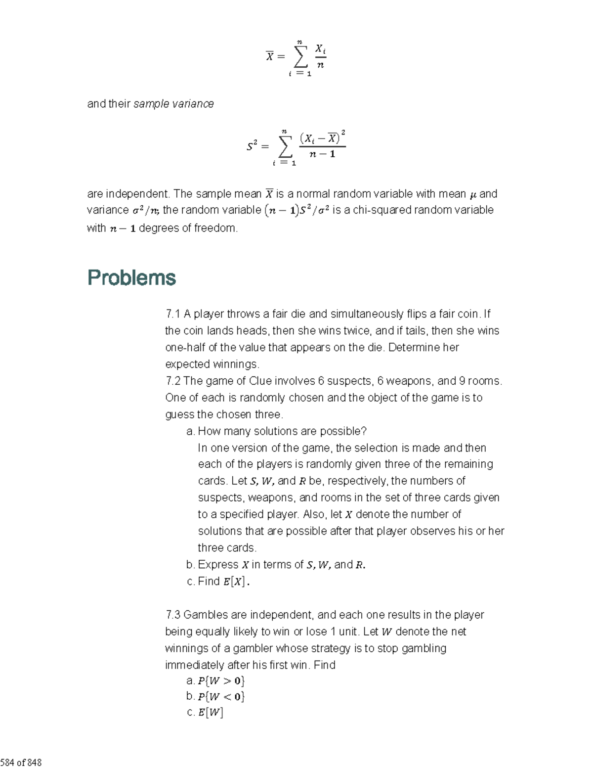 Ch 7 Problems - Statistical Expectations and Variance Analysis - Studocu