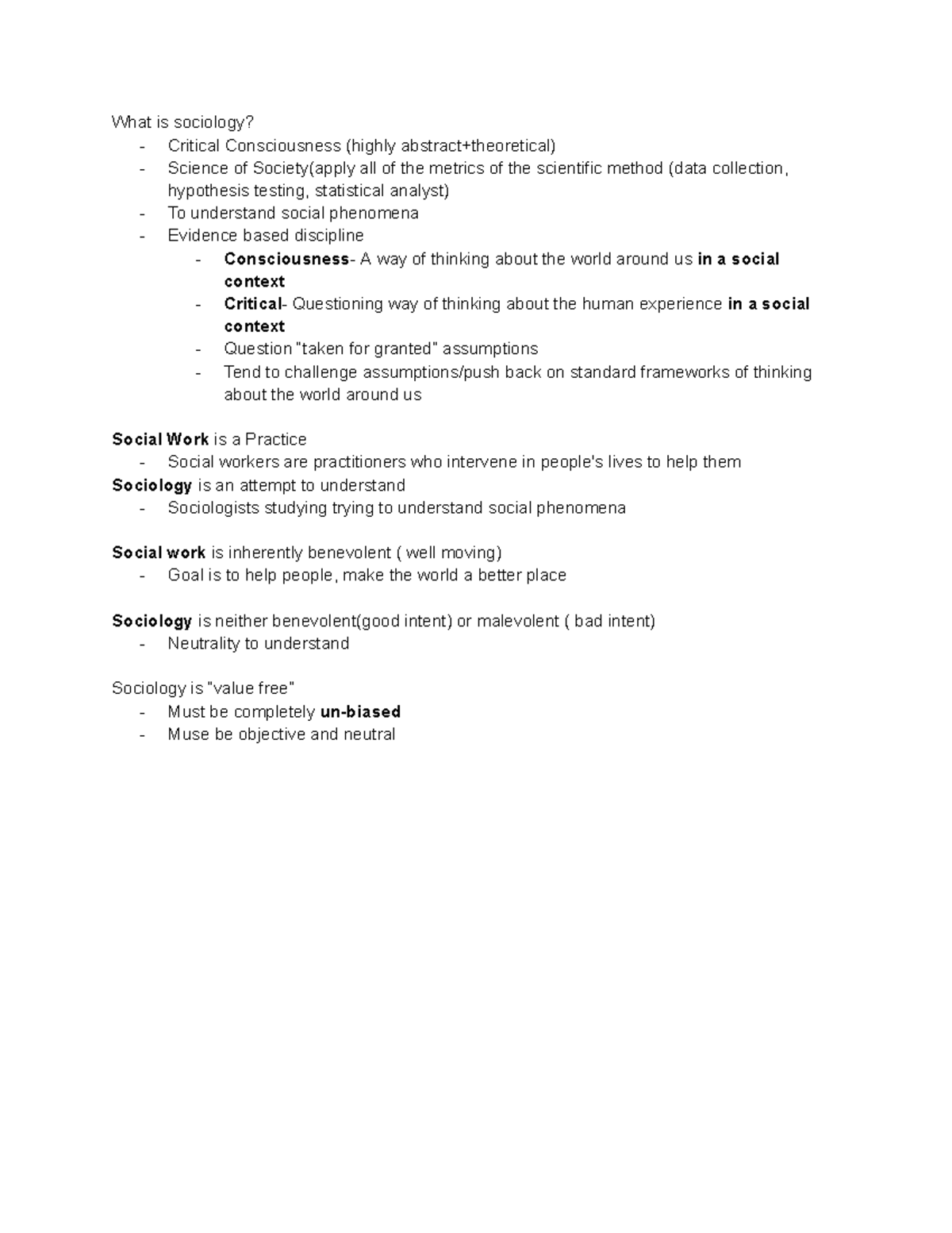 Sociological Theories: Class, Race & Gender Dynamics (SOC 101) - Studocu