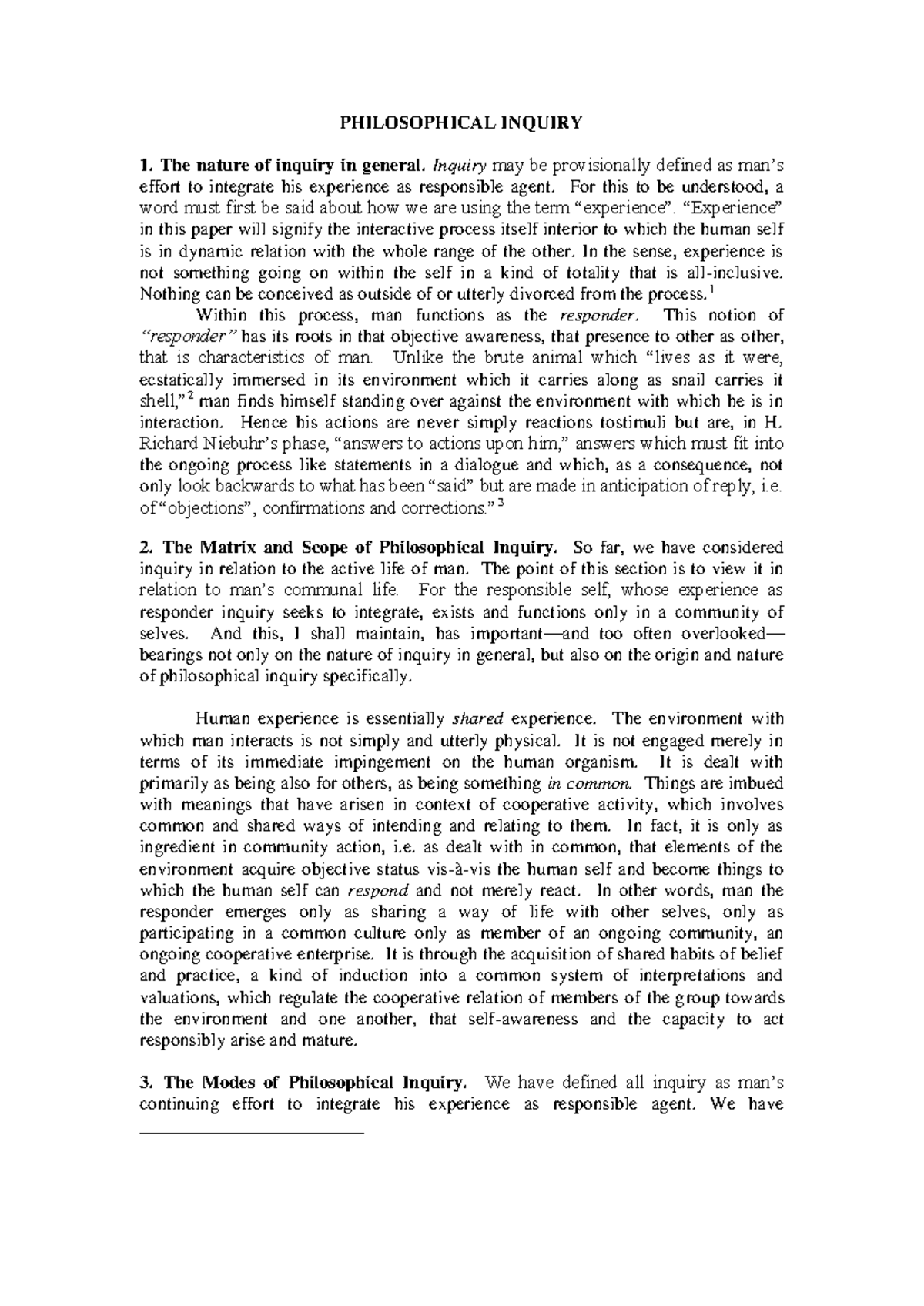 PHIL 101: Exploring the Nature and Modes of Philosophical Inquiry - Studocu