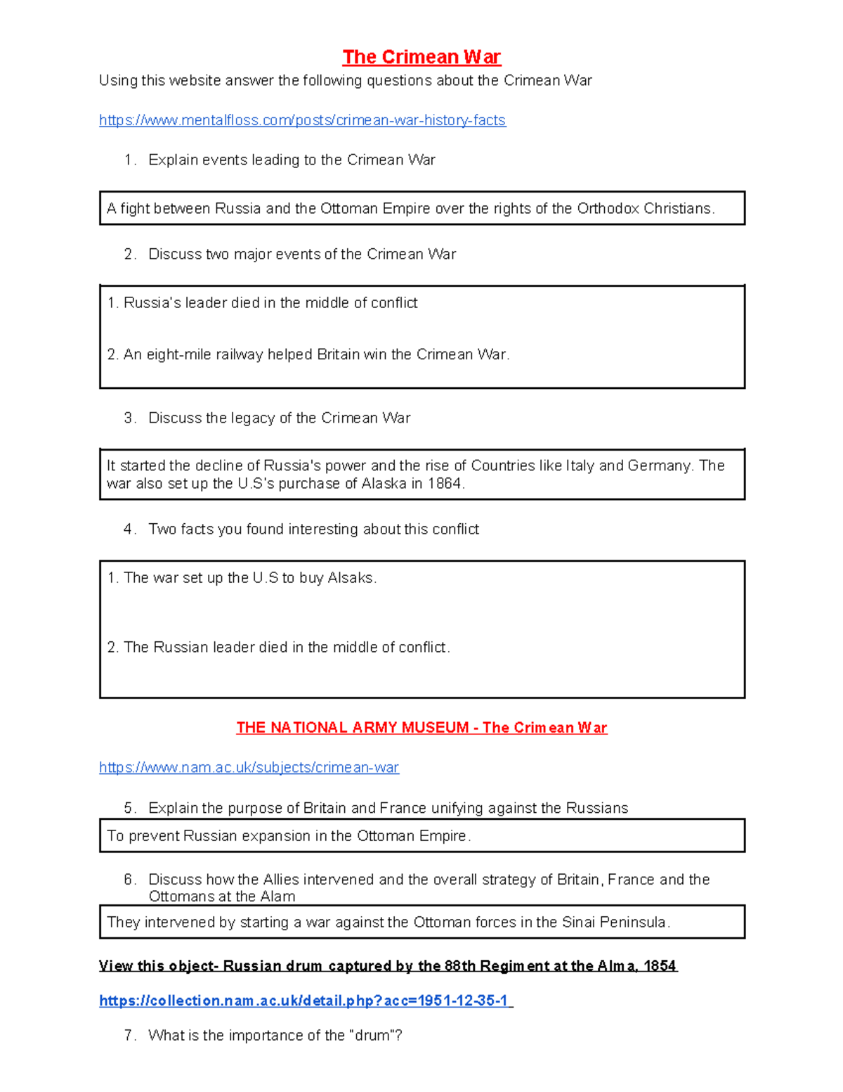 Yohanes Argaw - 25' - Crimean War Activity Analysis and Insights - Studocu