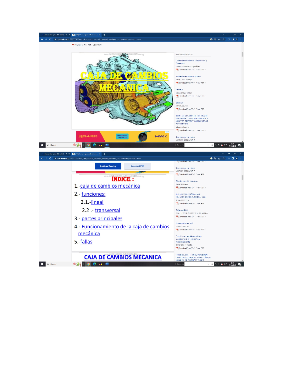 Caja mecanica 1 - Búsqueda implacable (2008) A (PDF) Curso caja cambios ...