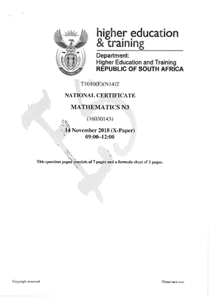 N210 - Computer Practice N4 MEMO JUNE 2019 - NATIONAL CERTIFICATE ...