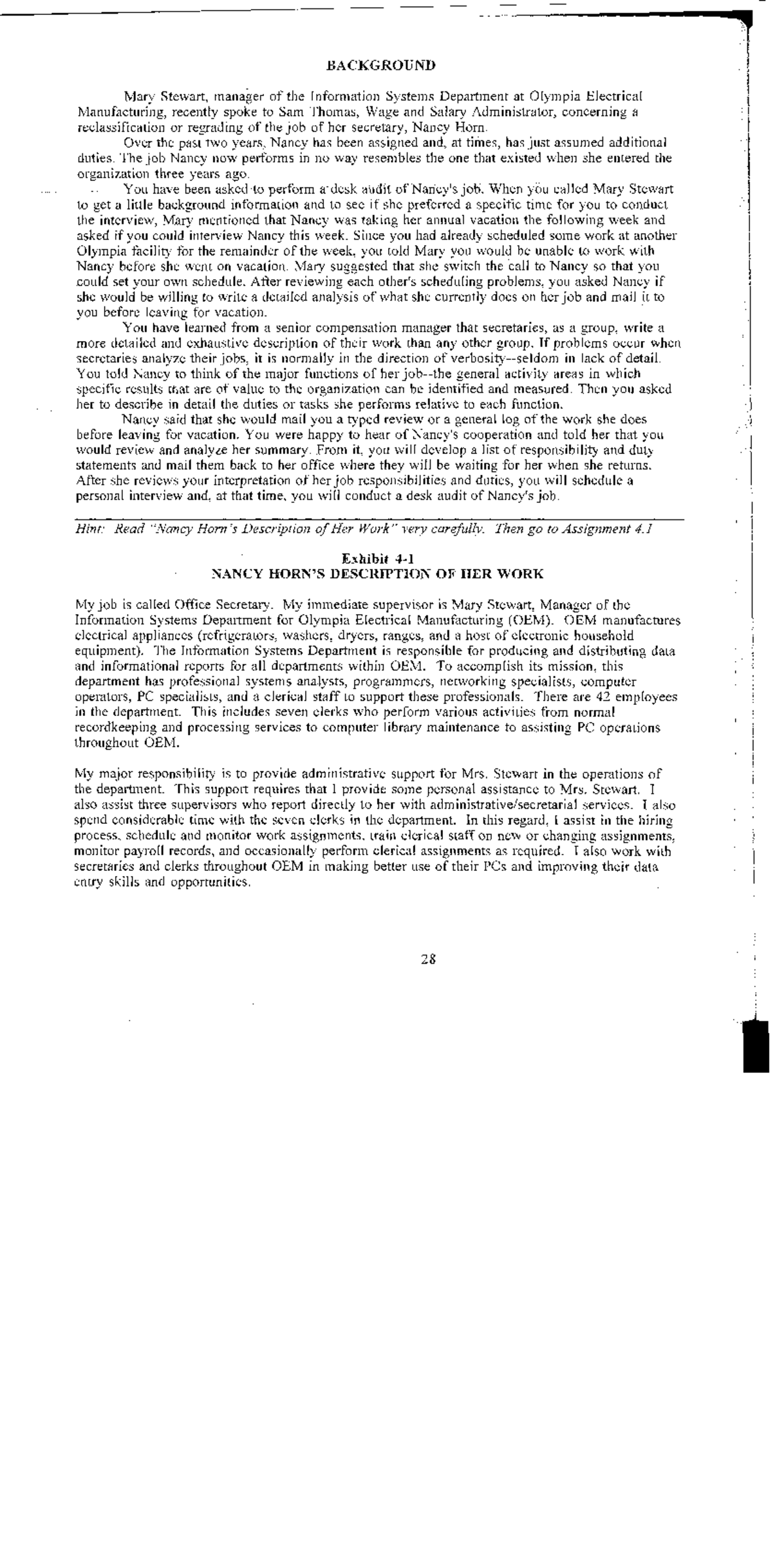 Nancy Horn - 인사관리 - Studocu