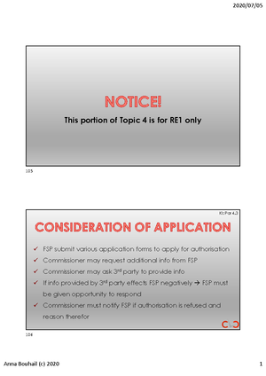 RE5 Mock Exam General Sep 2019 - REGULATORY EXAMINATION RE GENERAL MOCK ...