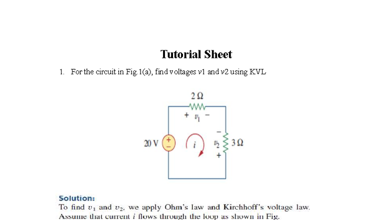 Practice Sheet for ECE249: Circuit Analysis & Number System Conversions ...
