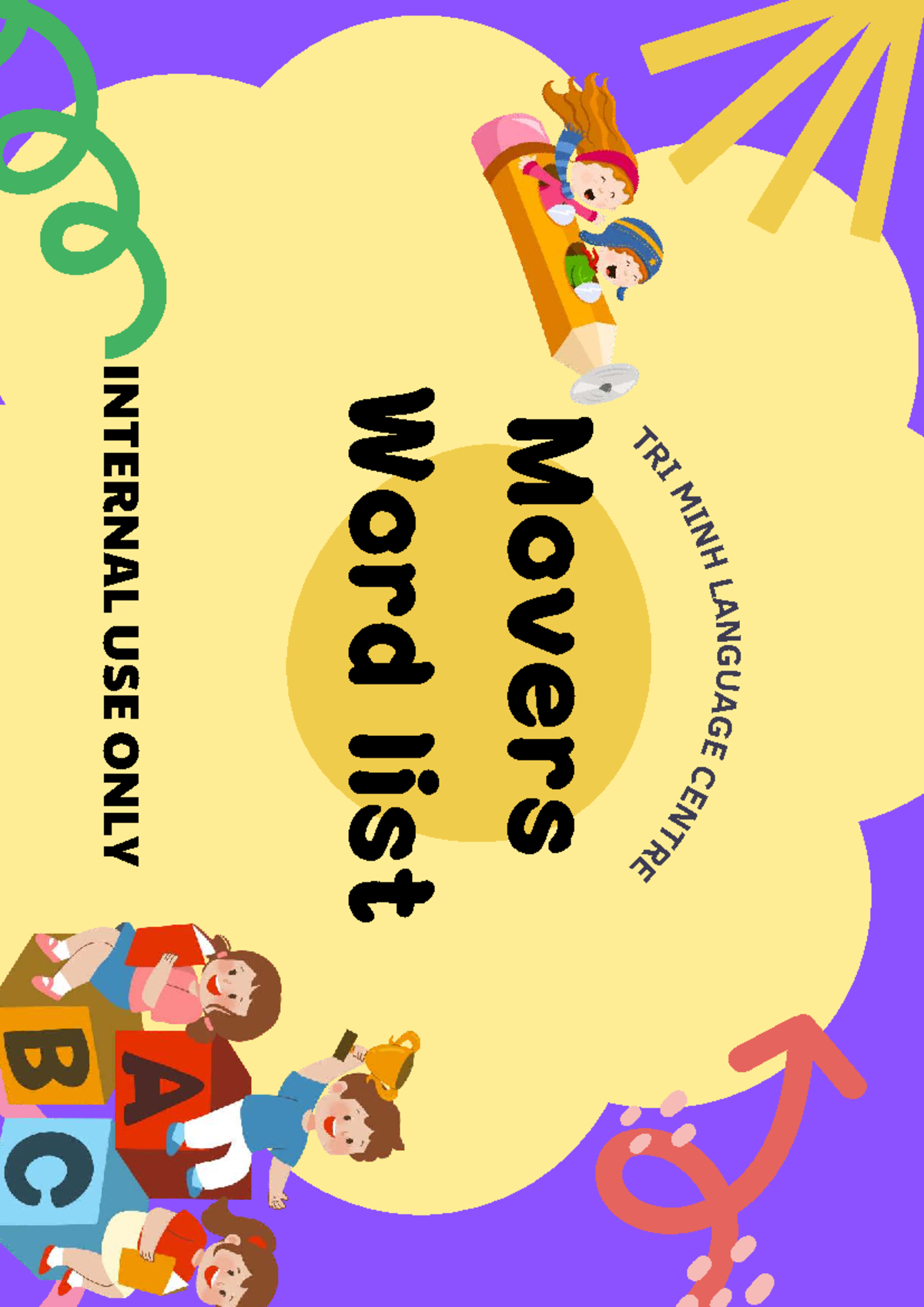 Cambridge English: Movers Word List for Toy Shop Activities - Studocu