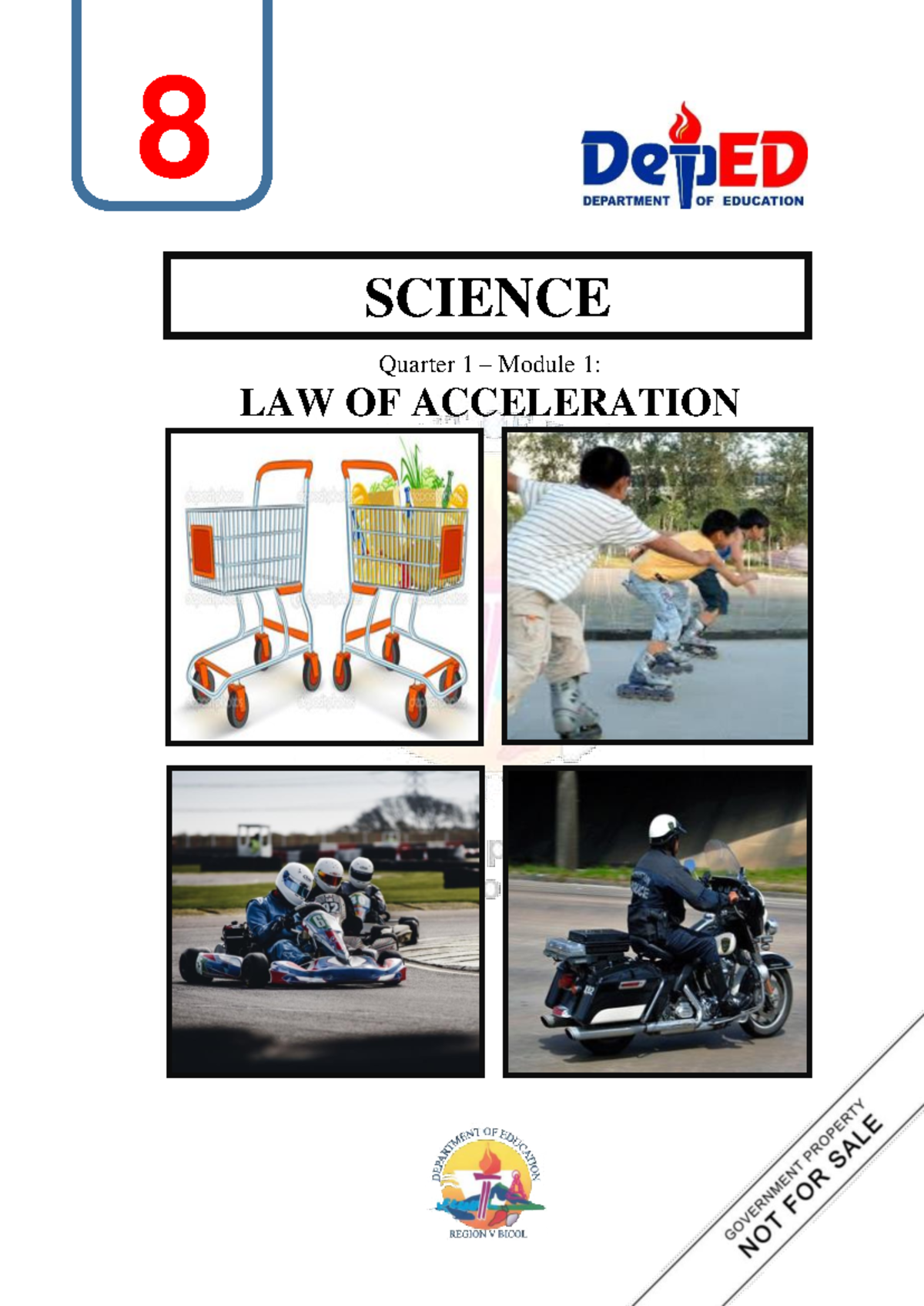 Q1 Week 1 - Module 1 Law of Acceleration - i Quarter 1 – Module 1: LAW ...