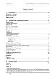 project report writing - OHS352 - Studocu