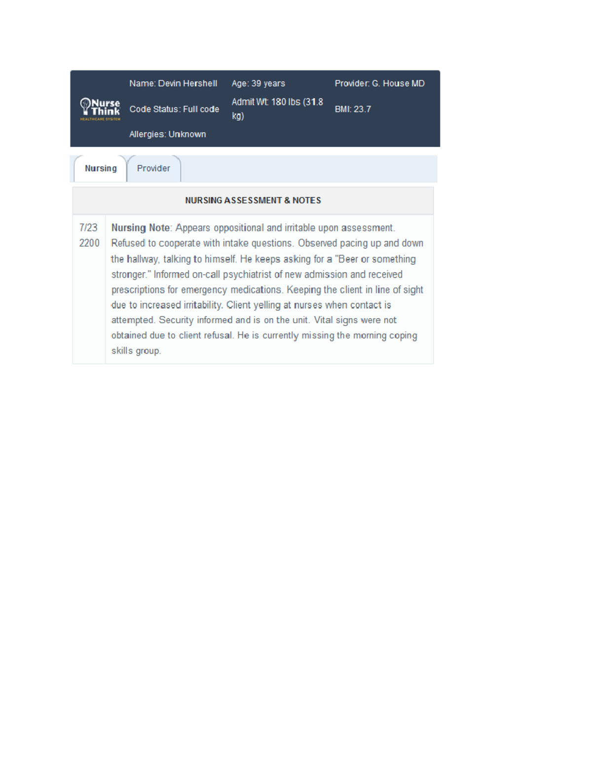 CJSim Devin Hershall: Key Information Overview - Studocu