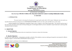 Workplace Action Plan - (Enclosure No. 6 to DepEd Memorandum No ...