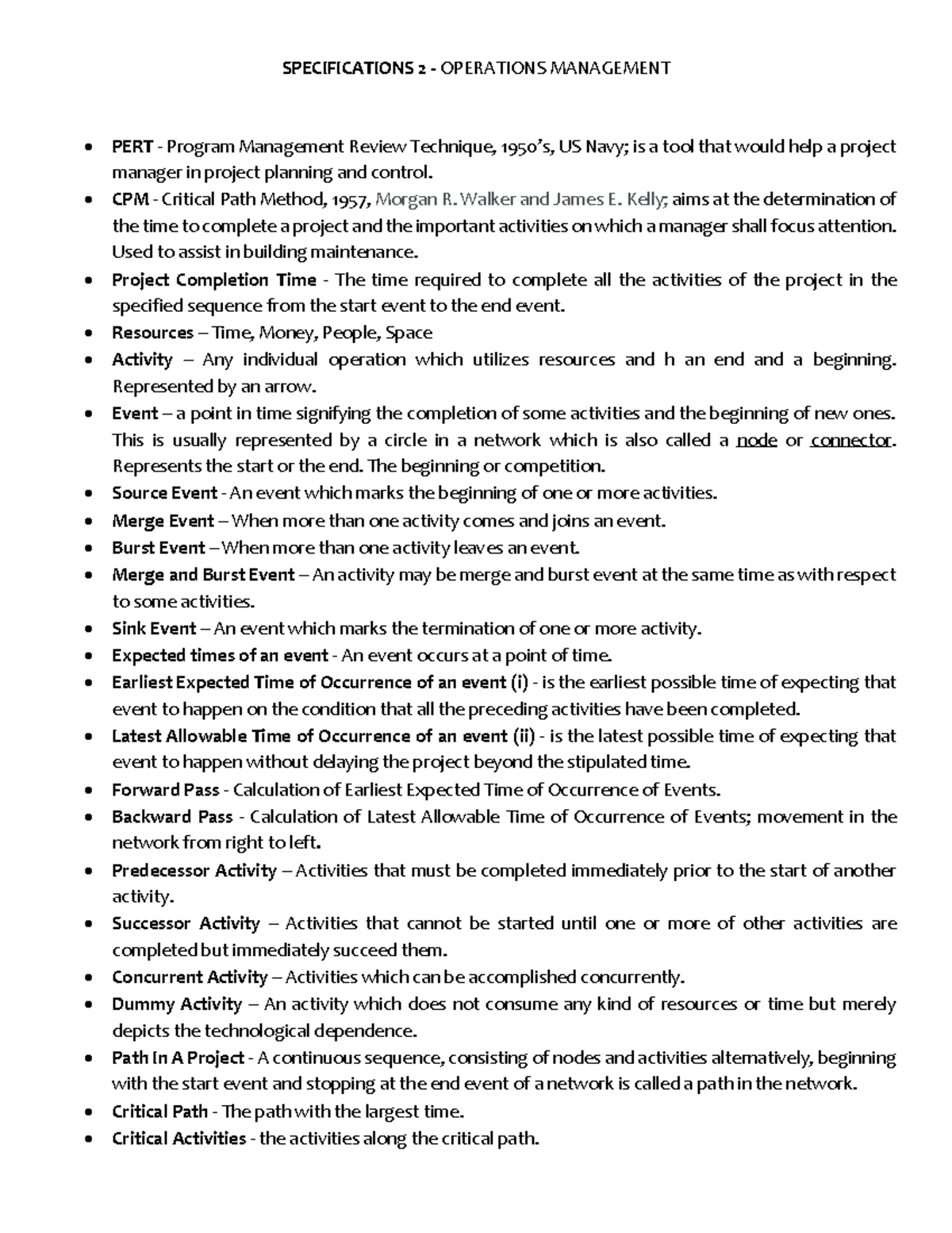 Specifications 2 - Summary Architecture And Organization ...