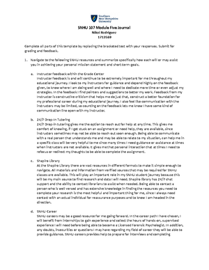 7-2 Project SNHU 107 - SNHU 107 Project Template Academic Success Plan ...