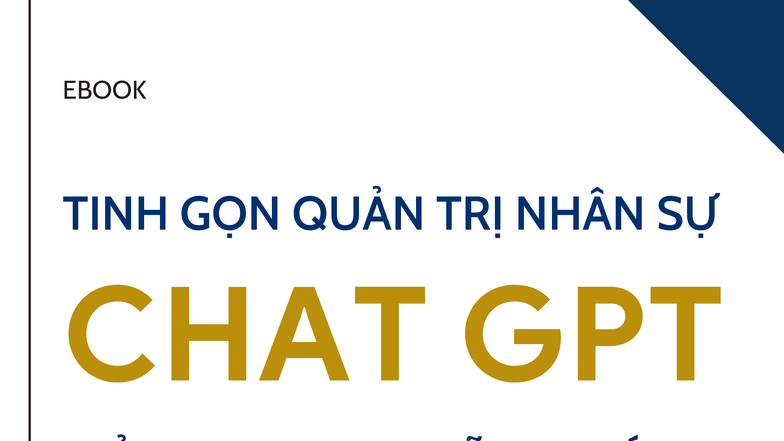 Ebook Tinh Gọn Quản Trị Nhân Sự Bằng Chat GPT - Studocu