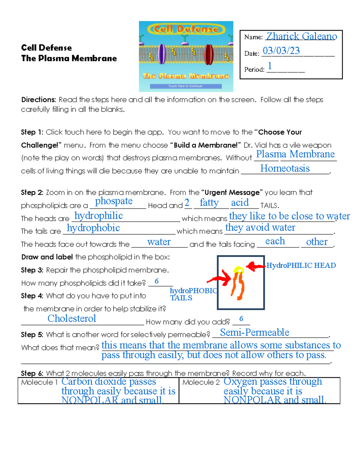 Kami Export - Zharick Galeano - cell defense virtual lab - Cell Defense ...