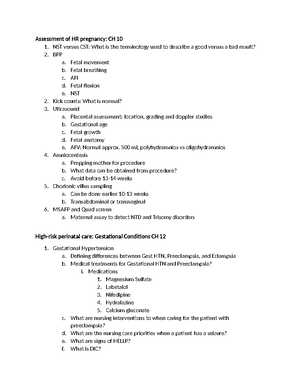 Completed PEDS EXAM 3 HOT Topics - Pediatrics Fall 2024 EXAM 3 HOT ...
