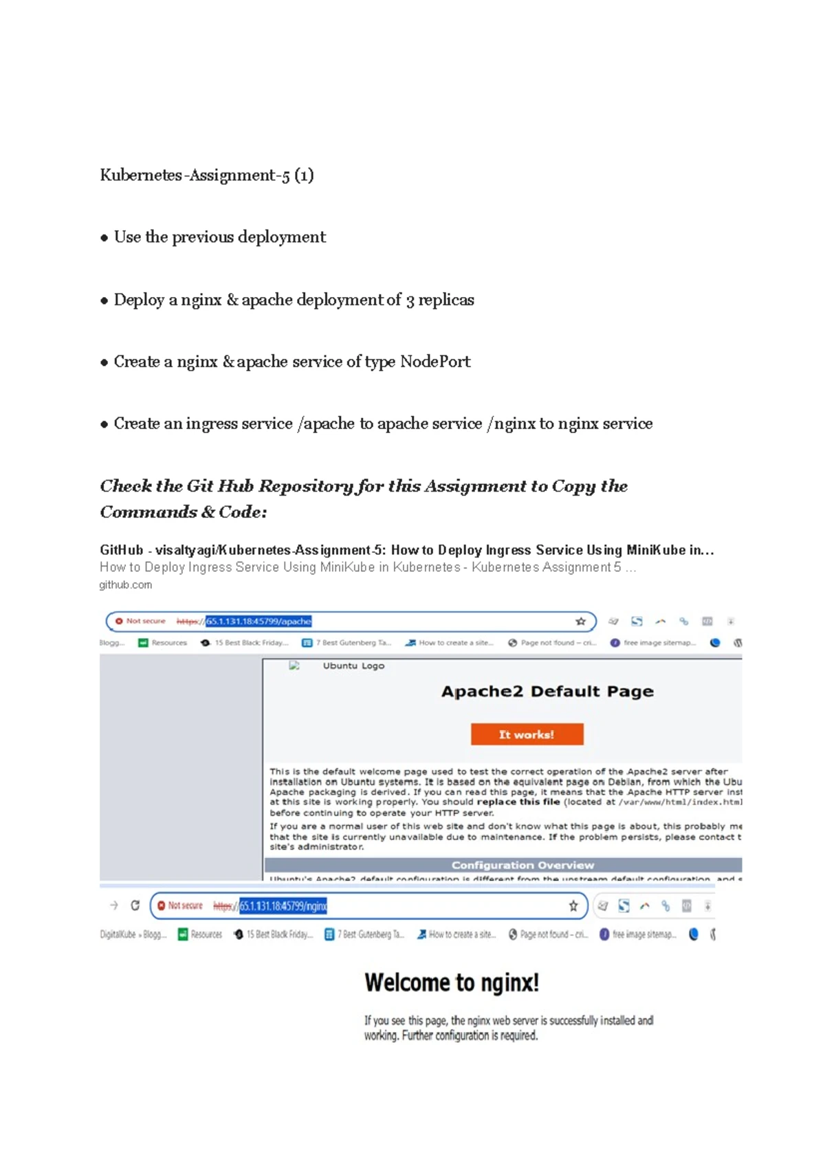 K8s Container Orchestration Assignment 1 Pv Pvc And Secrets Details