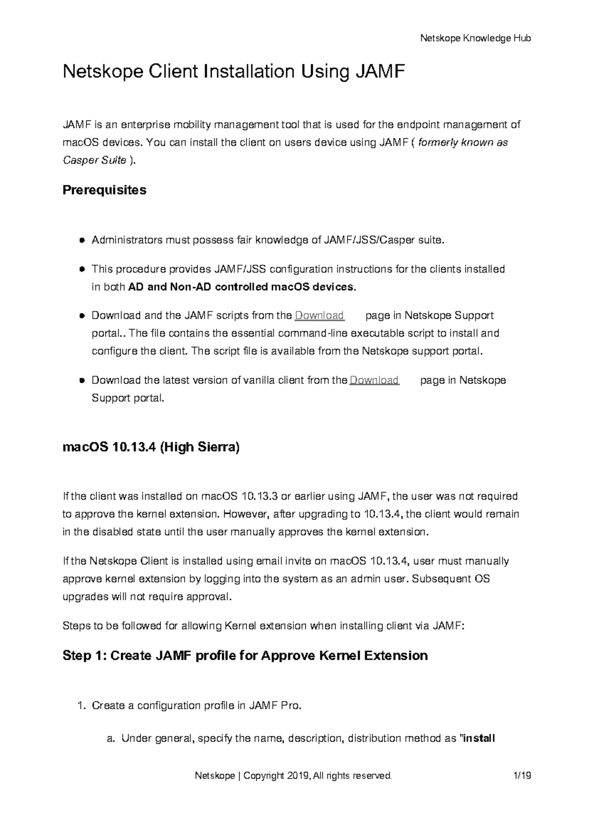 Netskope Client Installation Guide Using JAMF – Support Instructions ...
