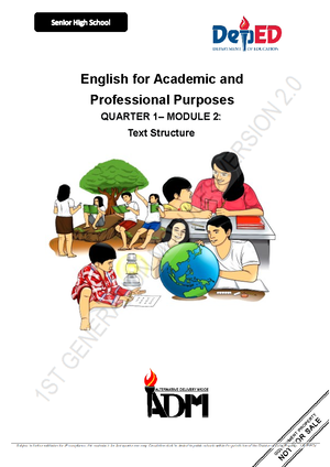 EAPP - Quarter 2 - Lesson 2 - ENGLISH FOR ACADEMIC AND PROFESSIONAL ...