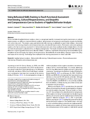 [Solved] Abu and Anna calculate IOA data and determine there is a mean ...