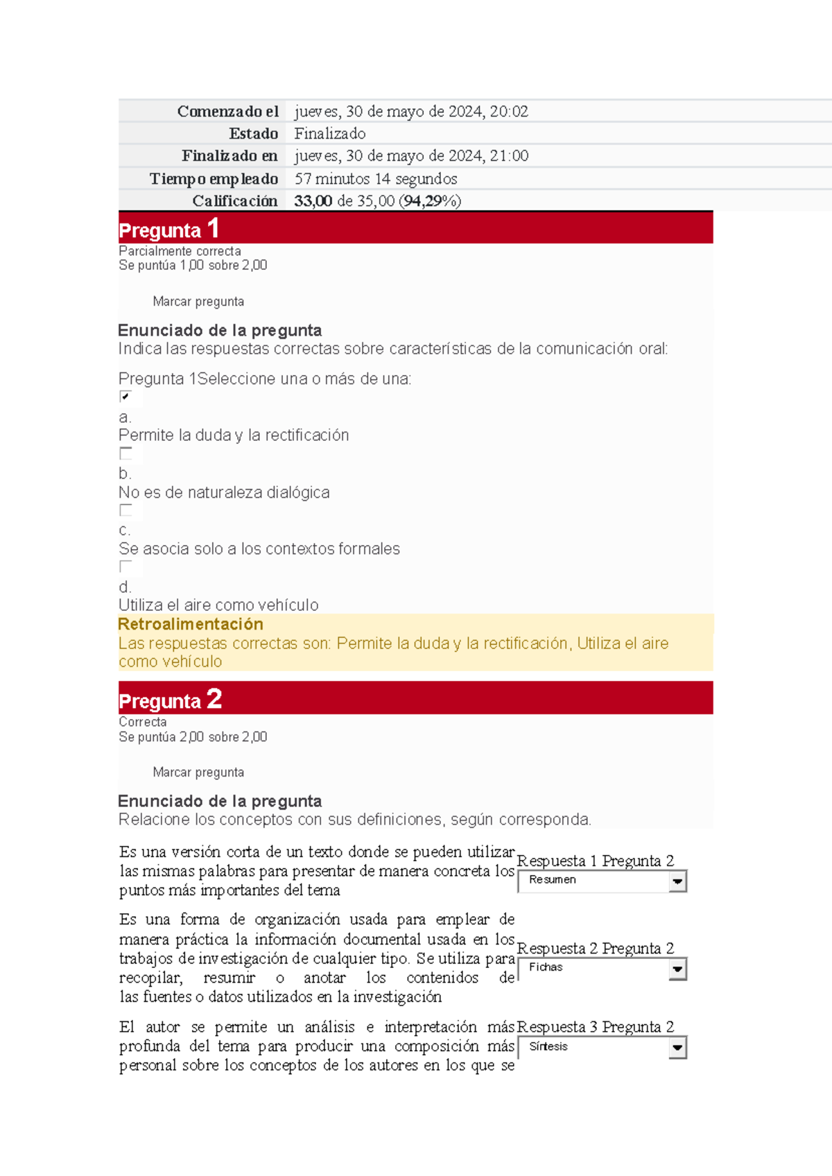 Examen Final de Comunicación Oral y Escrita - TSU-CL-A008-01.2024 - Studocu