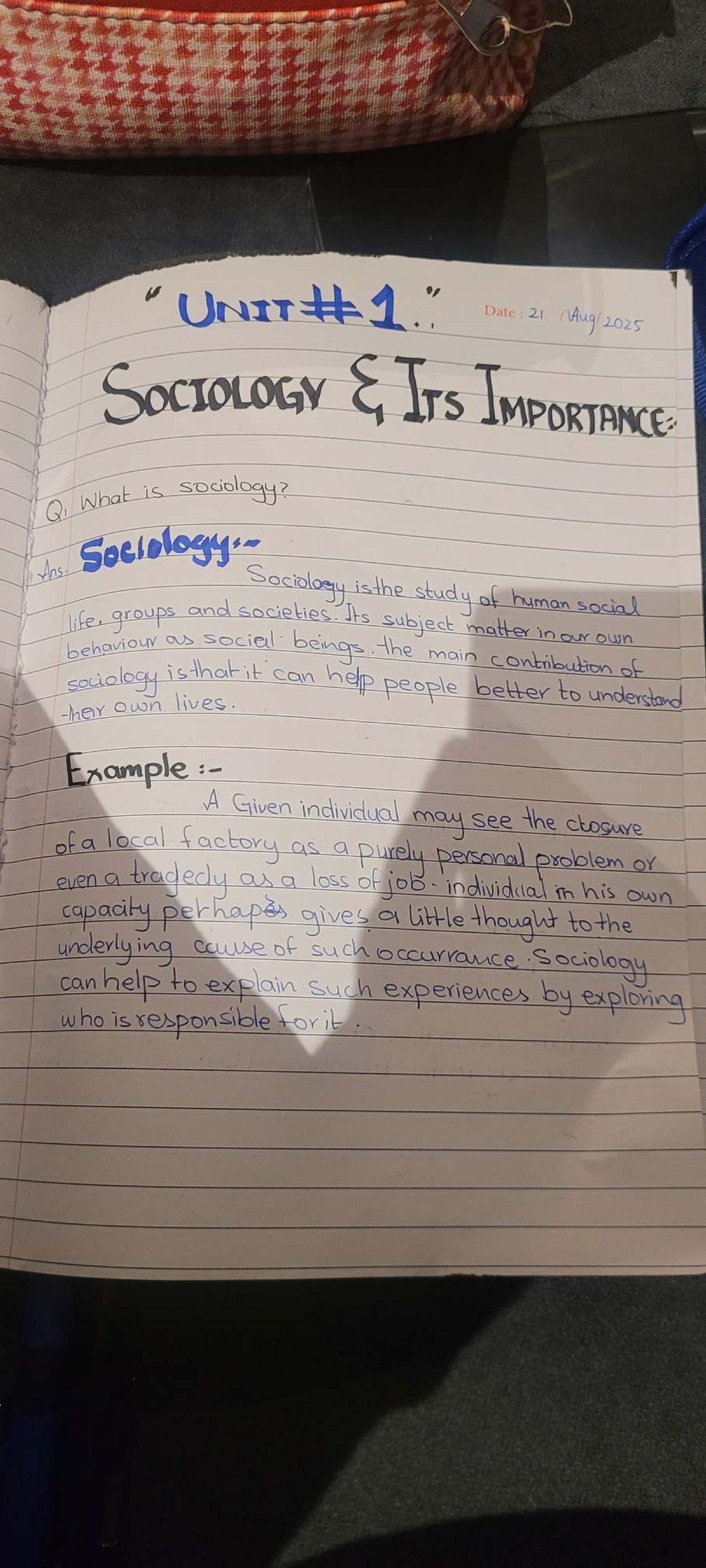 Sociology: Understanding Human Social Life - SOC 2025 - Studocu