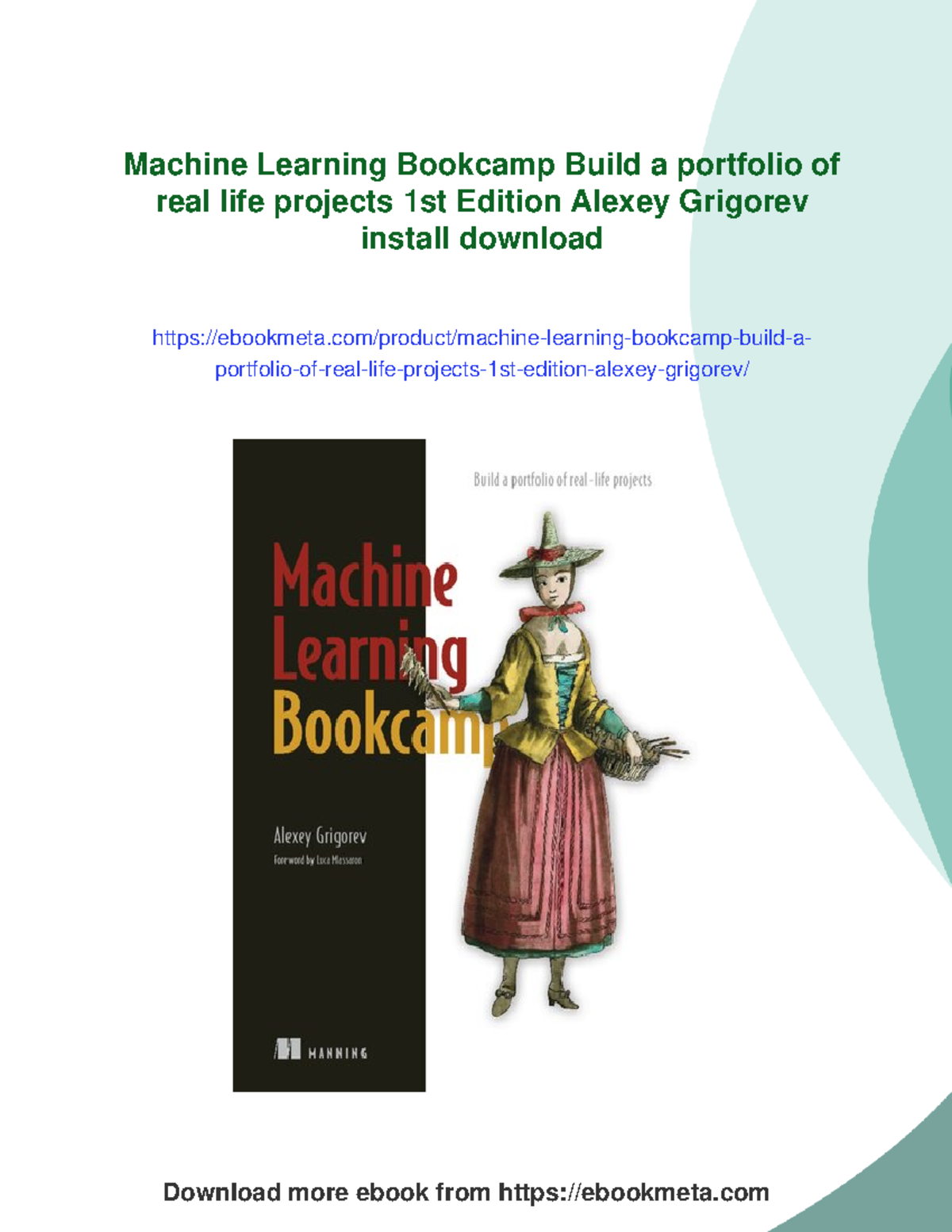 Machine Learning Bookcamp: Building Real-Life Projects Portfolio - Studocu