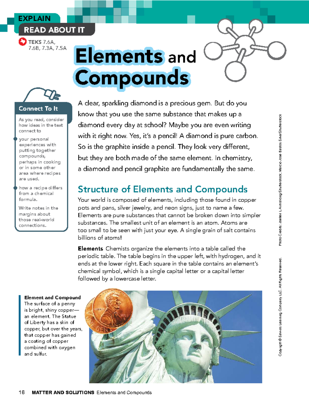 Understanding Elements and Compounds: Chemistry Basics for TEKS 7.x ...