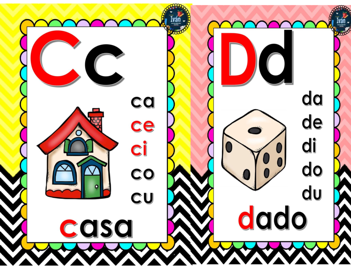 Abecedario Silábico: Material Educativo para el Aprendizaje Infantil ...