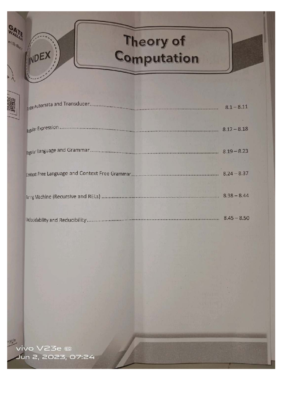 GATE 2023 Theory of Computation: Comprehensive Notes for BTech Students ...