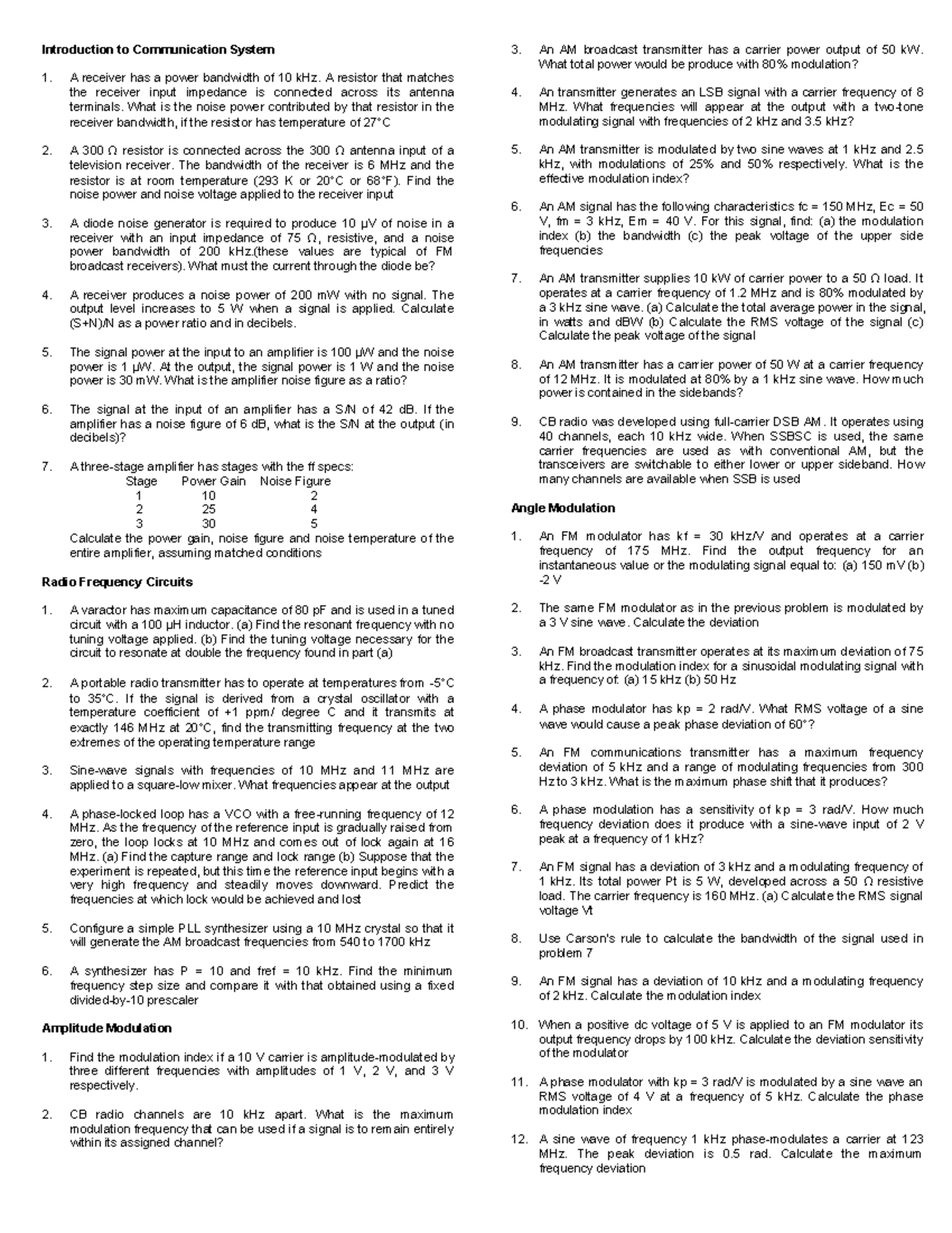 Electronics Communication System (ECS) - Solving Practice Questions ...