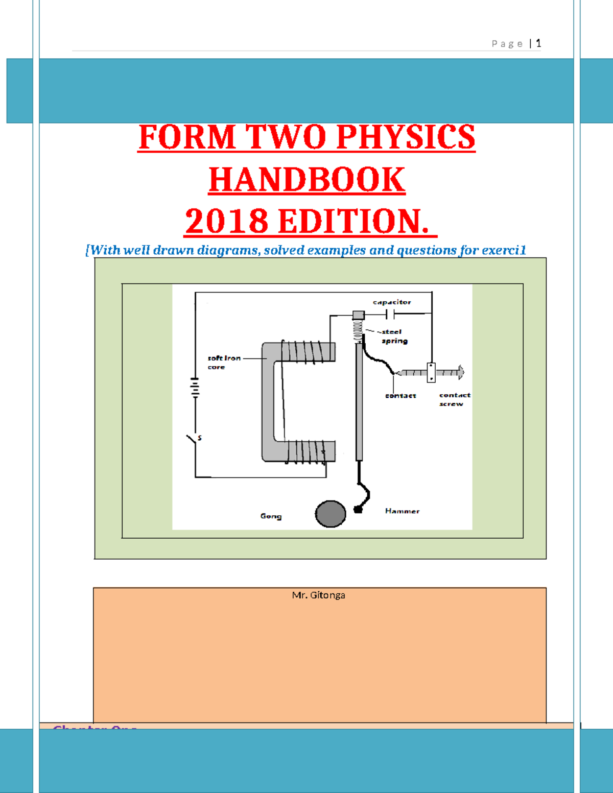 FORM 2 PHYSICS NOTES: MAGNETISM & MEASUREMENTS - Studocu