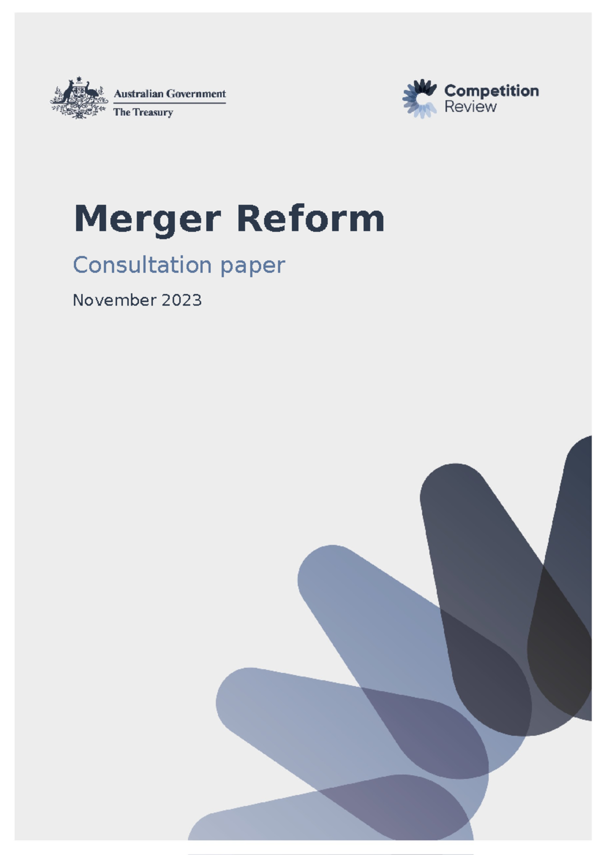 C2023-463361-cp 0 - Merger Reform Consultation paper November 2023 ...