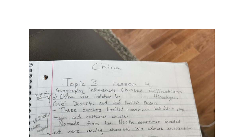 Ancient China Notes: Geography, Dynasties, and Cultural Influences ...