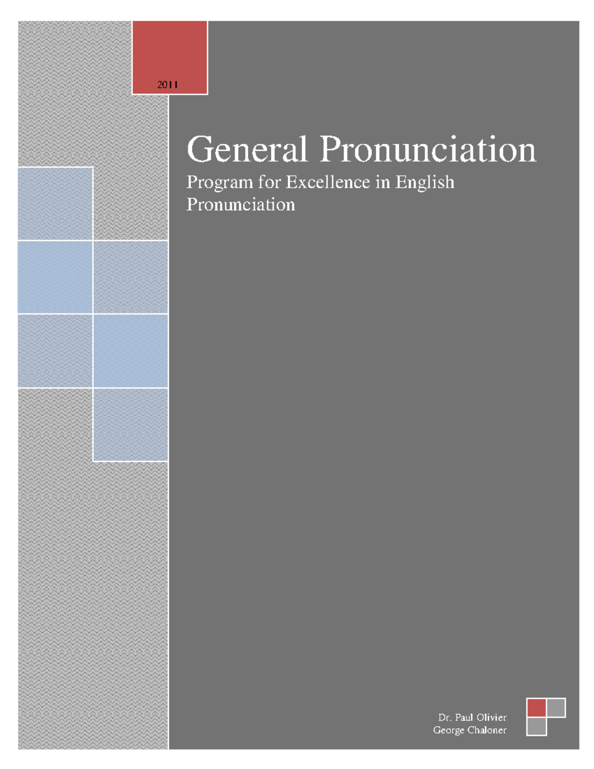 Pronunciation Booklet: A Comprehensive Guide to English Sounds - Studocu