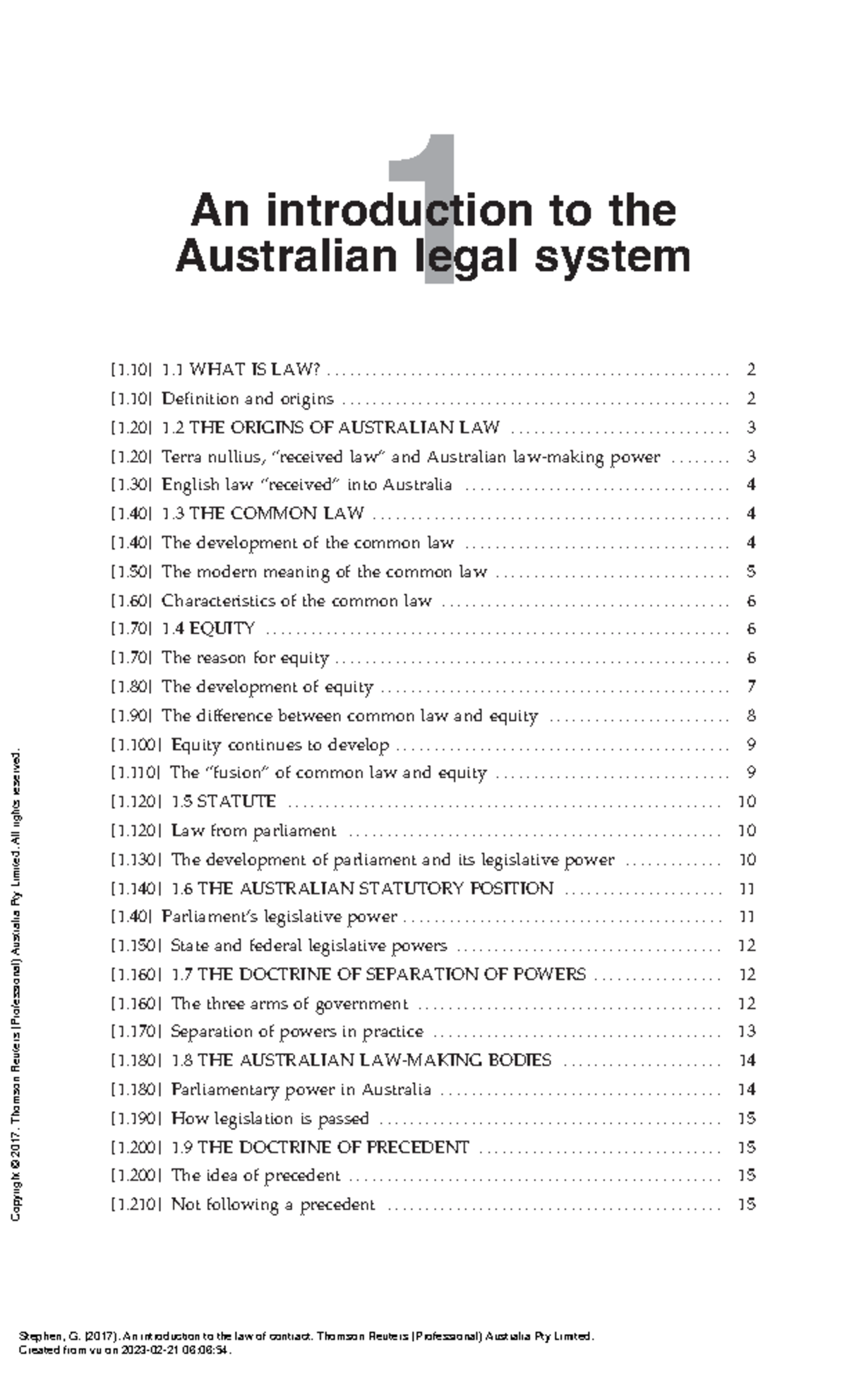 An introduction to the Australian legal system - An introduction to the ...
