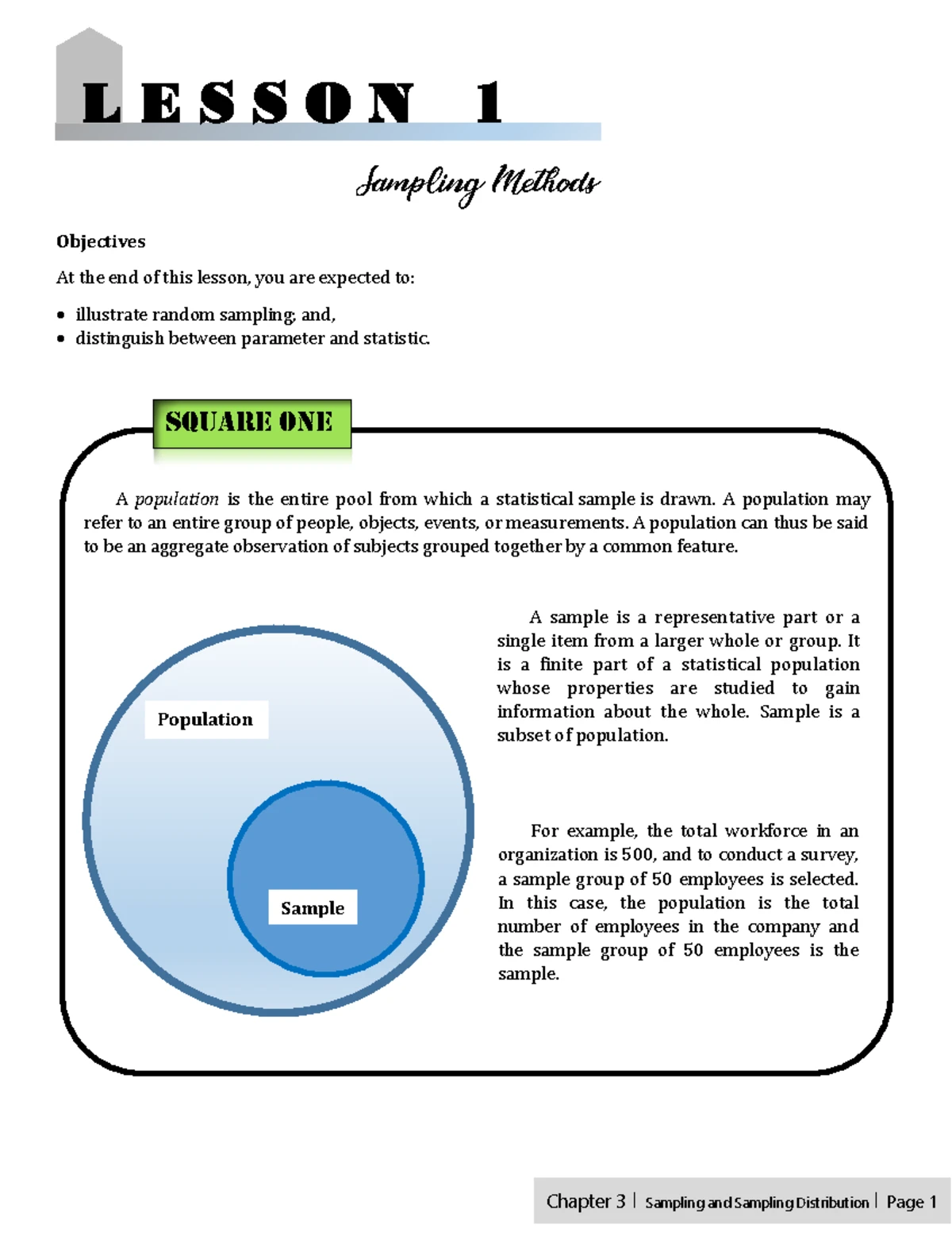 Stat and Prob Q3-Week 3 Module 3-Mean and Variance of Probability ...